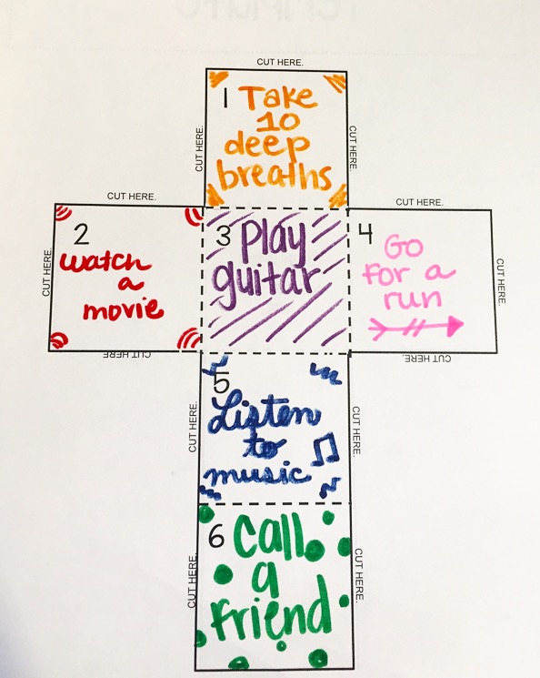 Coping Skills Cube Lesson