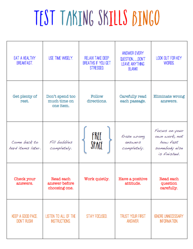 Test-Taking Skills/Testing Anxiety Workshops