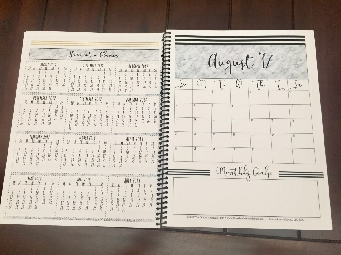 The 2017-2018 Complete School Counselor Planner