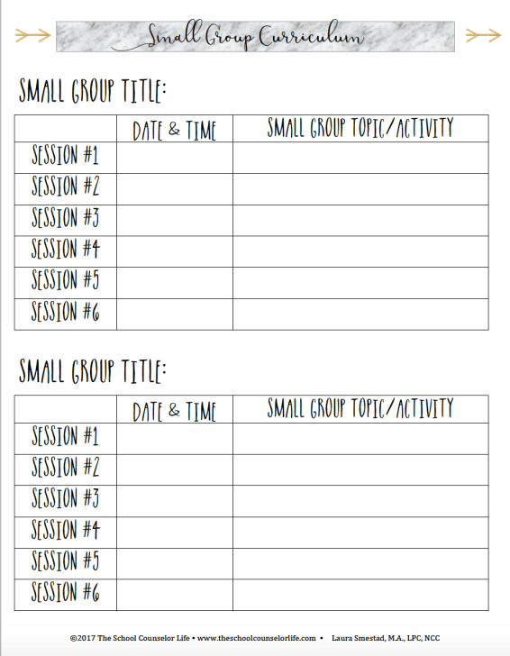 2018-2019 Complete School Counselor Planner