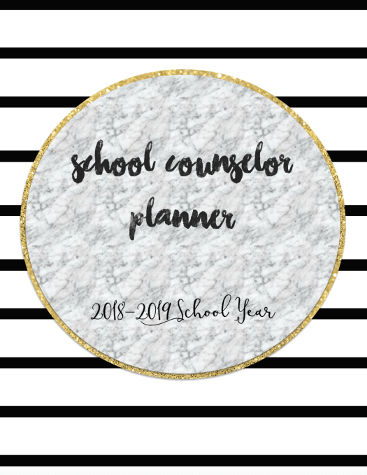 2018-2019 Complete School Counselor Planner