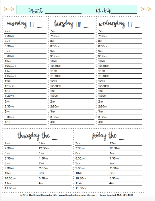 2018-2019 Complete School Counselor Planner
