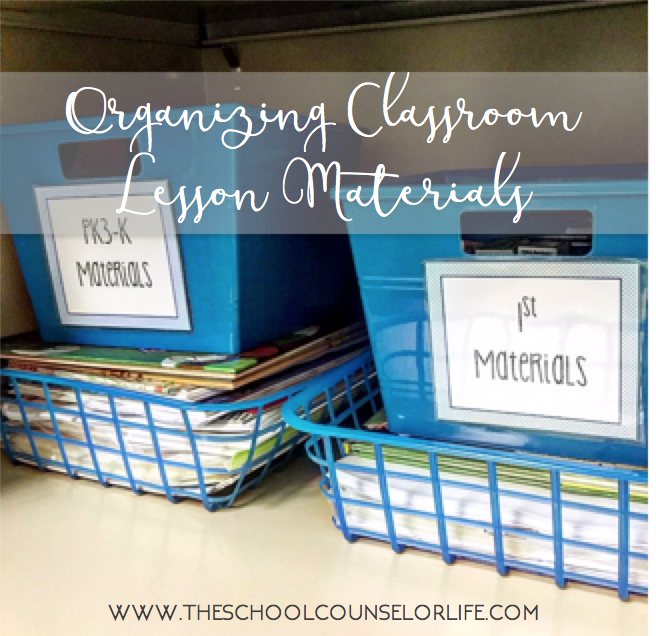 Lesson Materials Organization